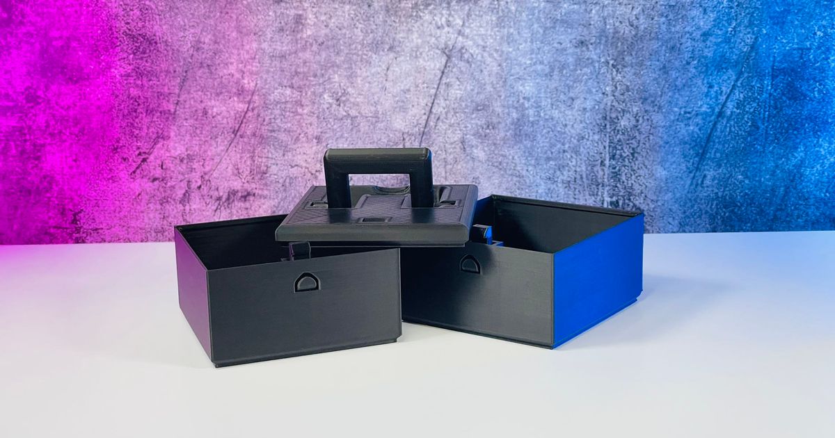 Integrated Printer Tool Storage Box-100x100 by QiNuoDIY | Download free ...