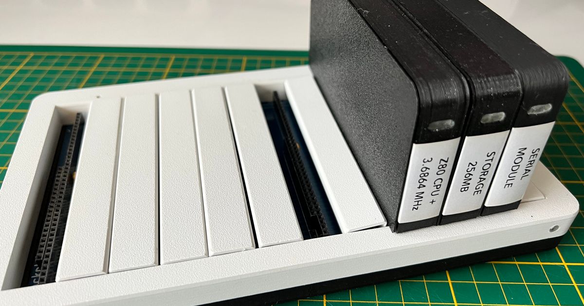 RC2014 Pro Backplane case by Hannibal | Download free STL model ...