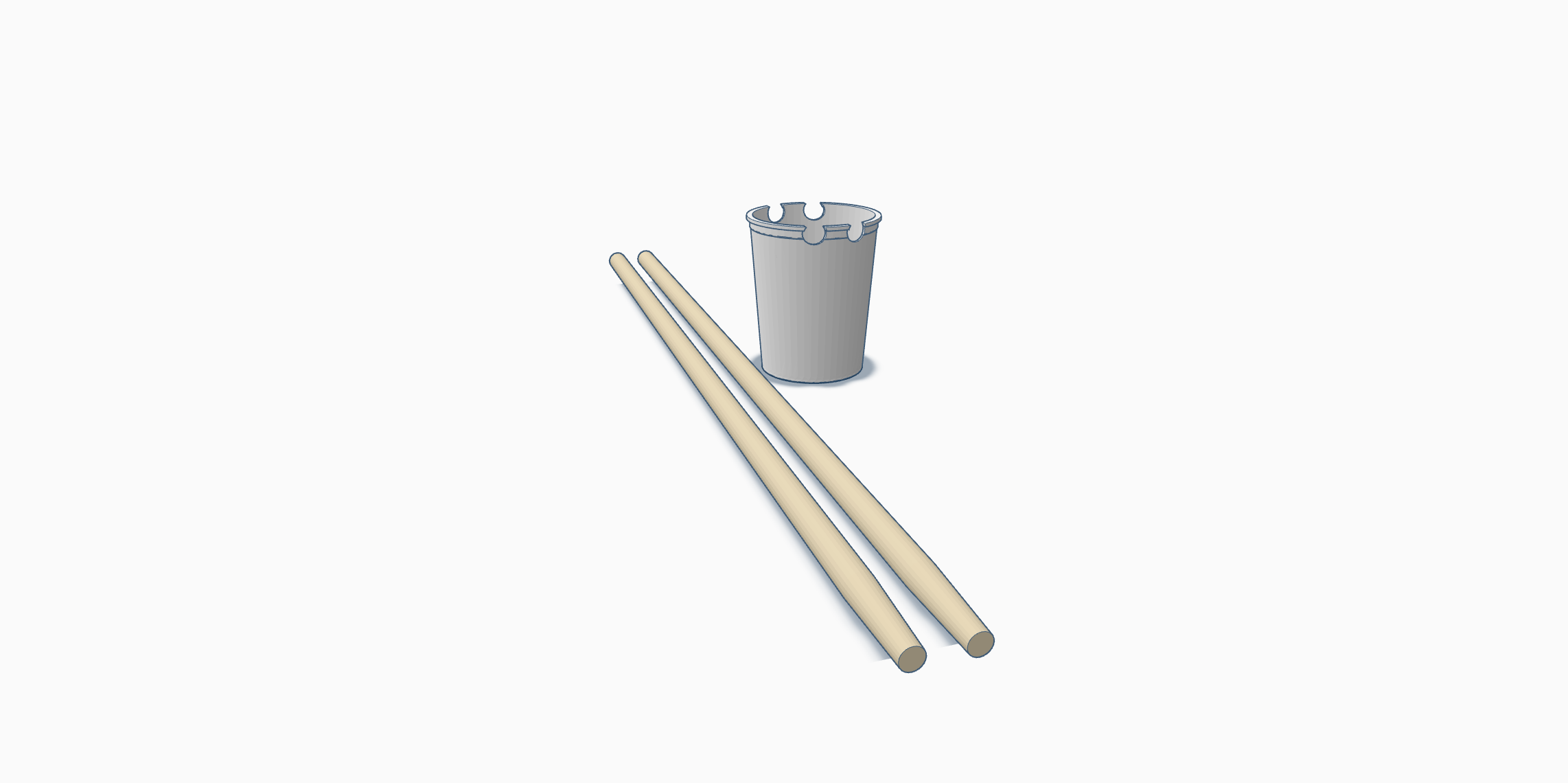 Cupstick - the Chopstick Holder and Sauce Dish in One! by Crocodino ...