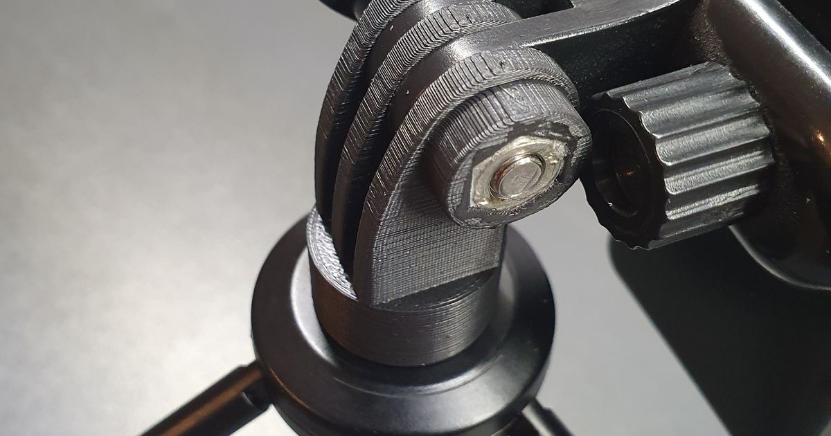 GoPro-thread adapter by Daniel Franc | Download free STL model ...