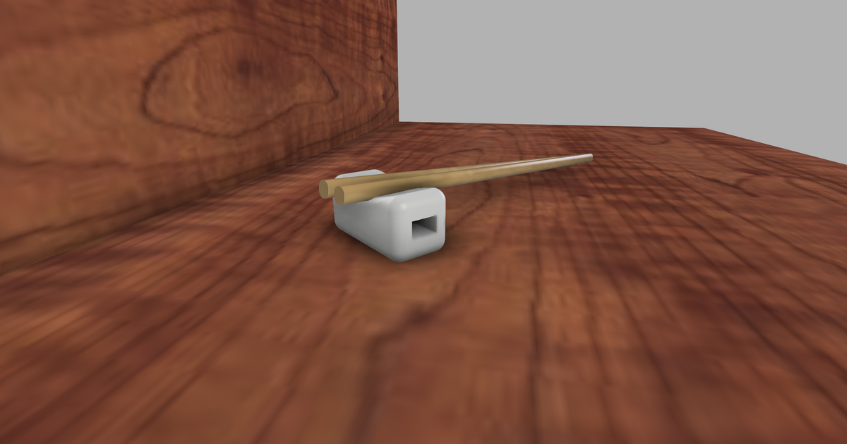 Chopstick holder/case by Iks Ypsilon | Download free STL model ...