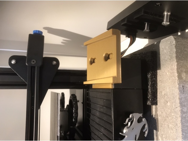 Slim screen mount ender 3v2 by Zizacek | Download free STL model ...