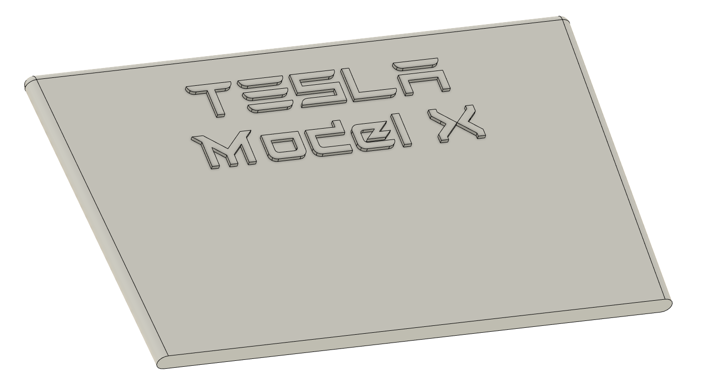 Tesla Model X center console divider by Jonas Persson | Download free ...