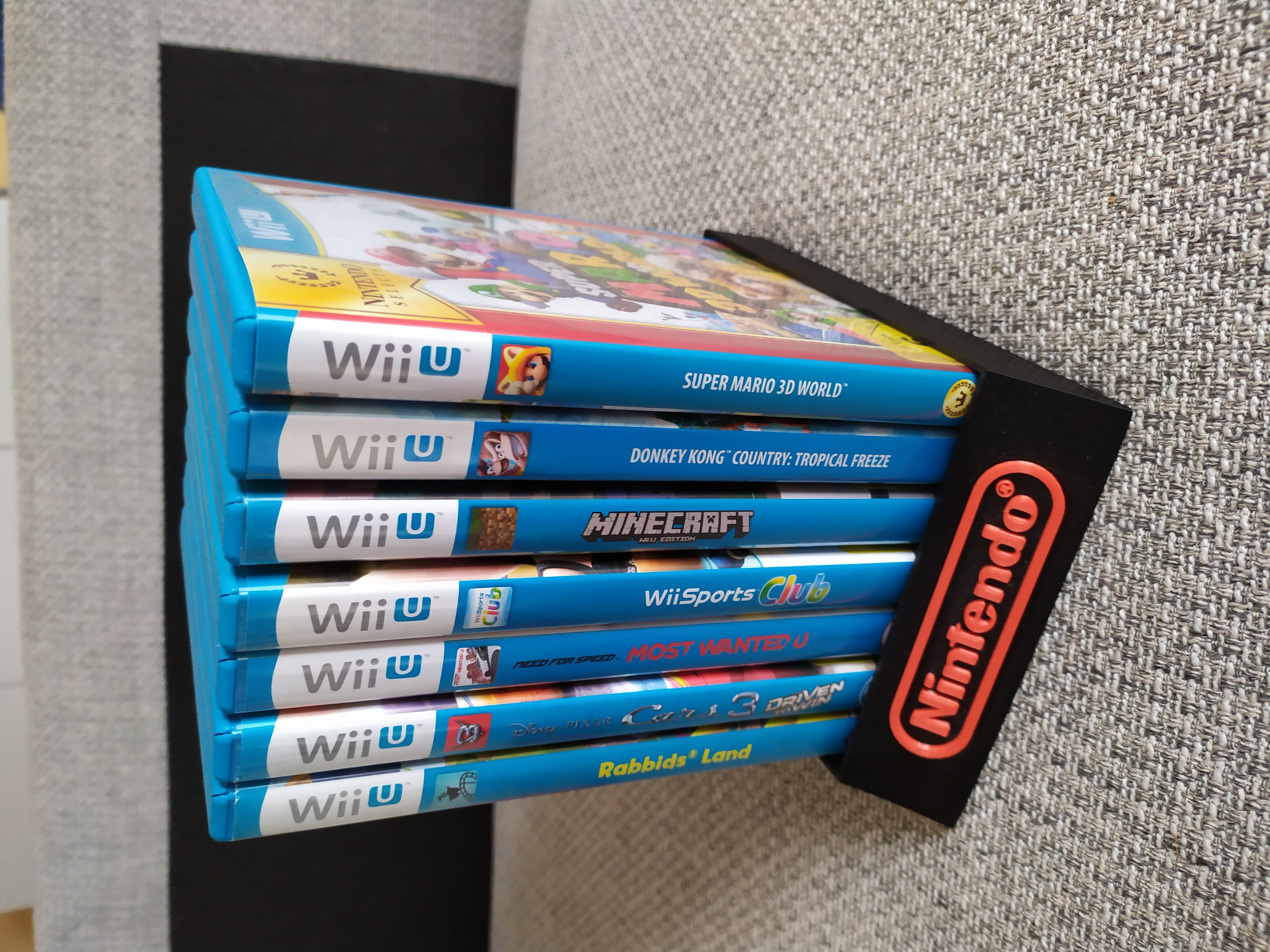 Wii/Wii U Disc Holder by s_p | Download free STL model | Printables.com