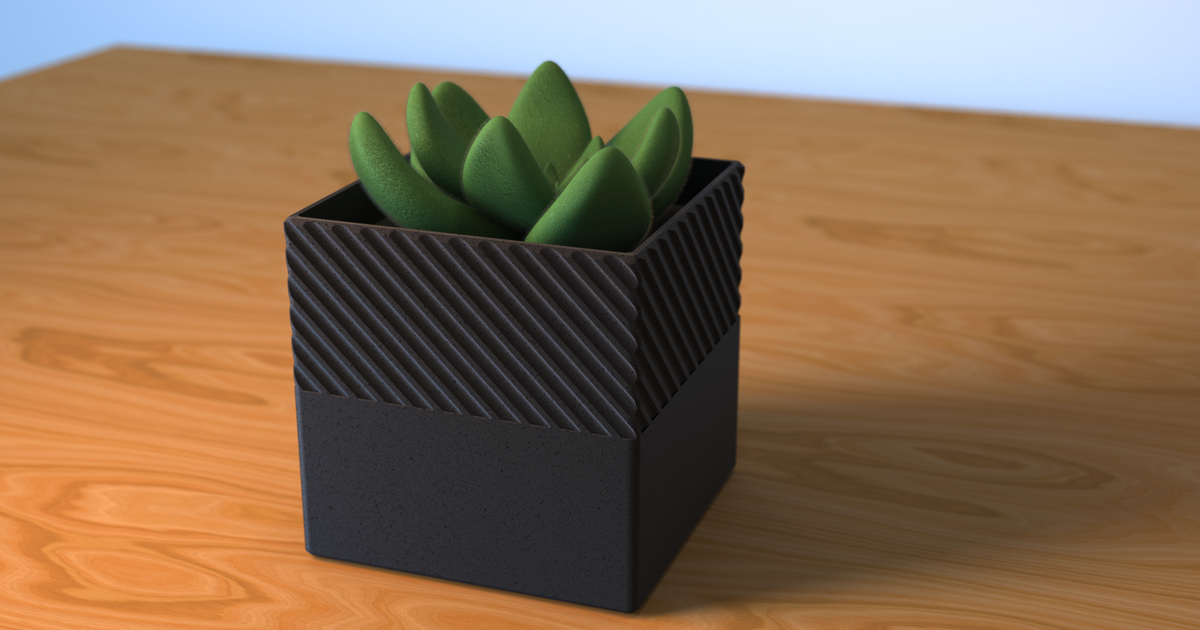 Geometric Planter - V2 by The3Designer | Download free STL model ...