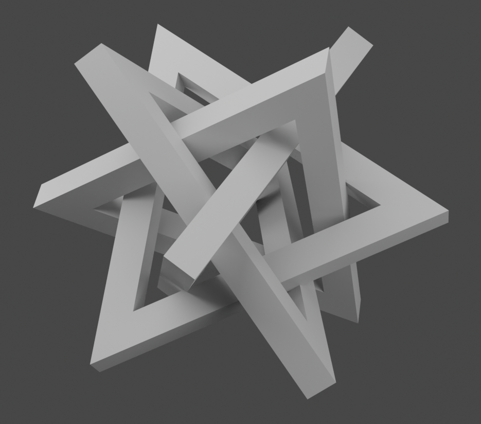 Geometric star by Namiiria | Download free STL model | Printables.com