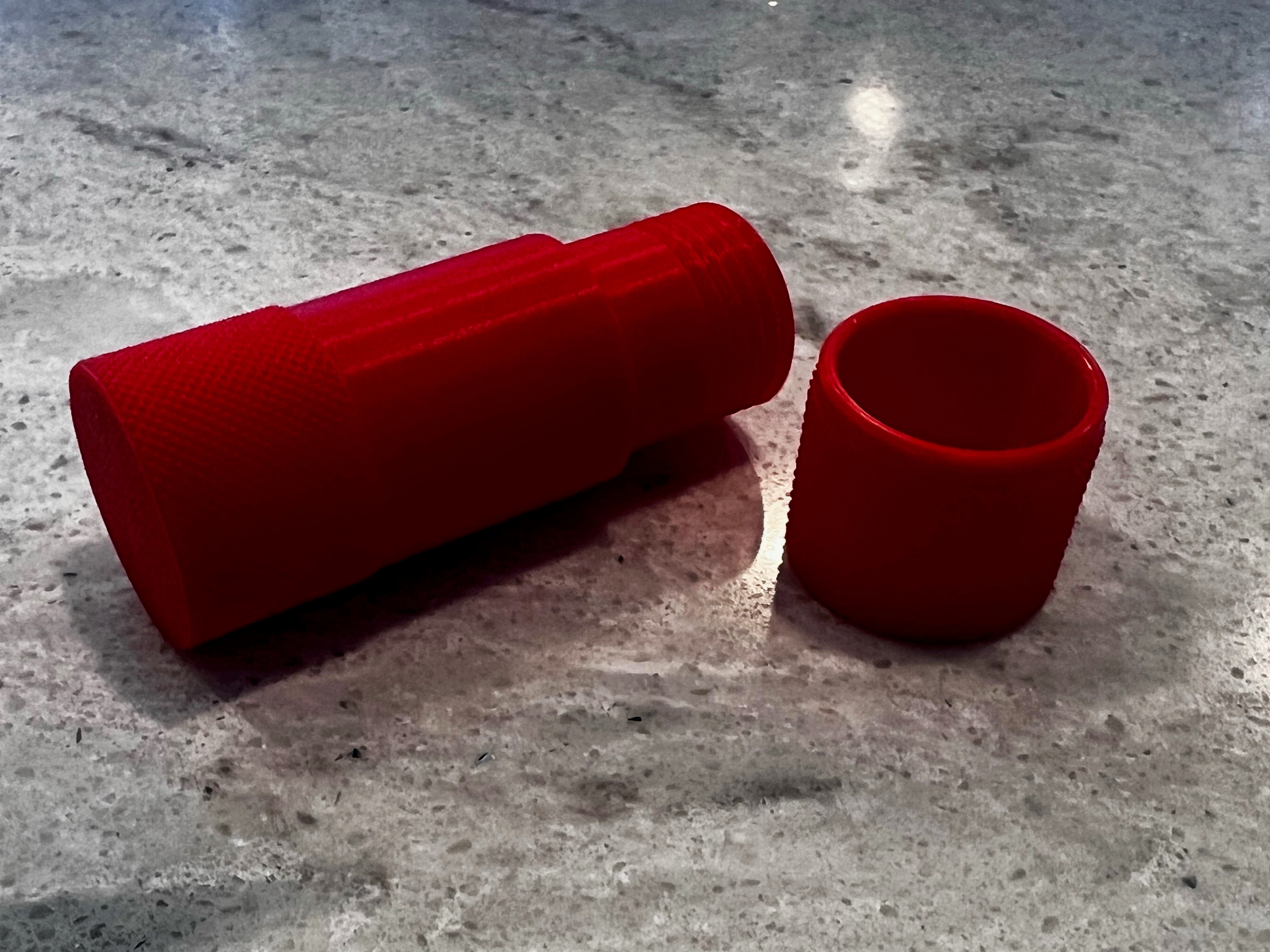 Small screw cap storage container by 3dprintguy | Download free STL ...