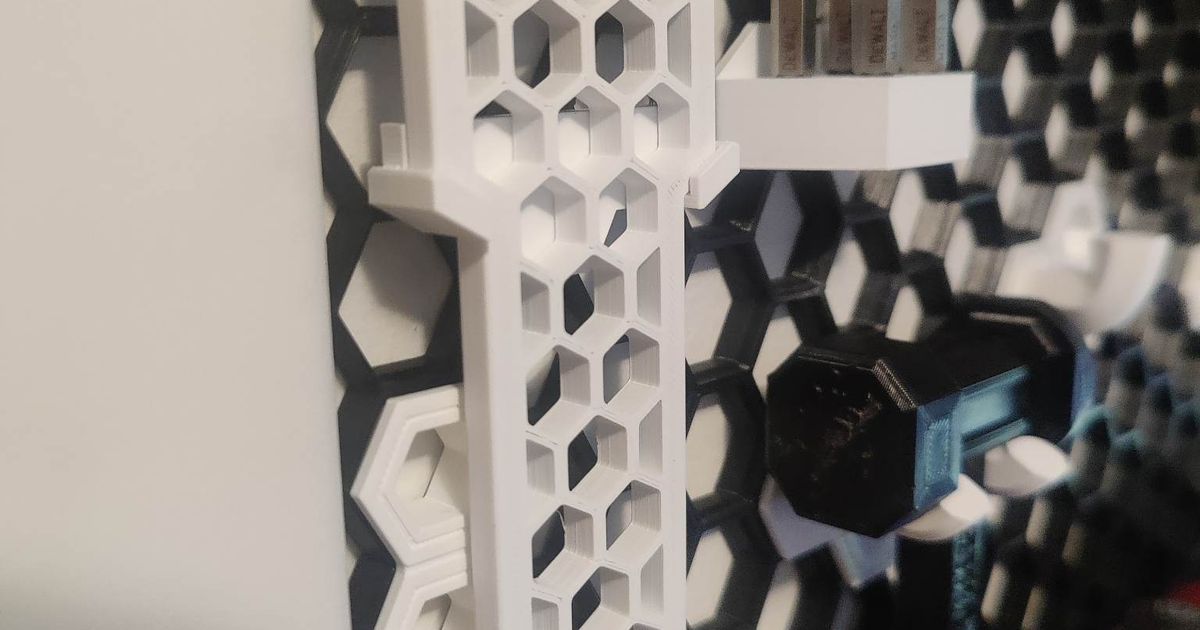 Hex scraper holder - open slottet by WyMafia | Download free STL model ...