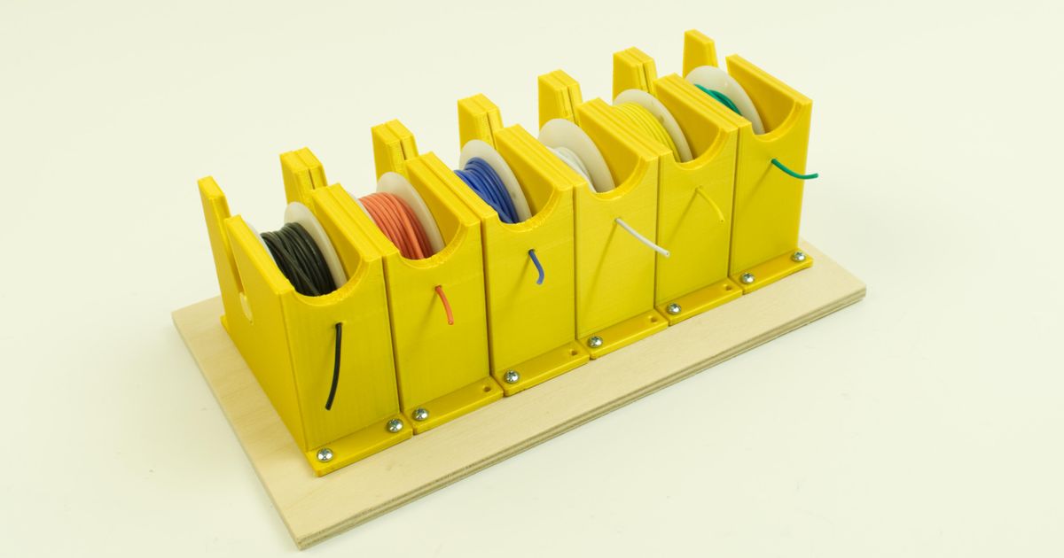 Wire Spool Holder by Pete Prodoehl | Download free STL model ...