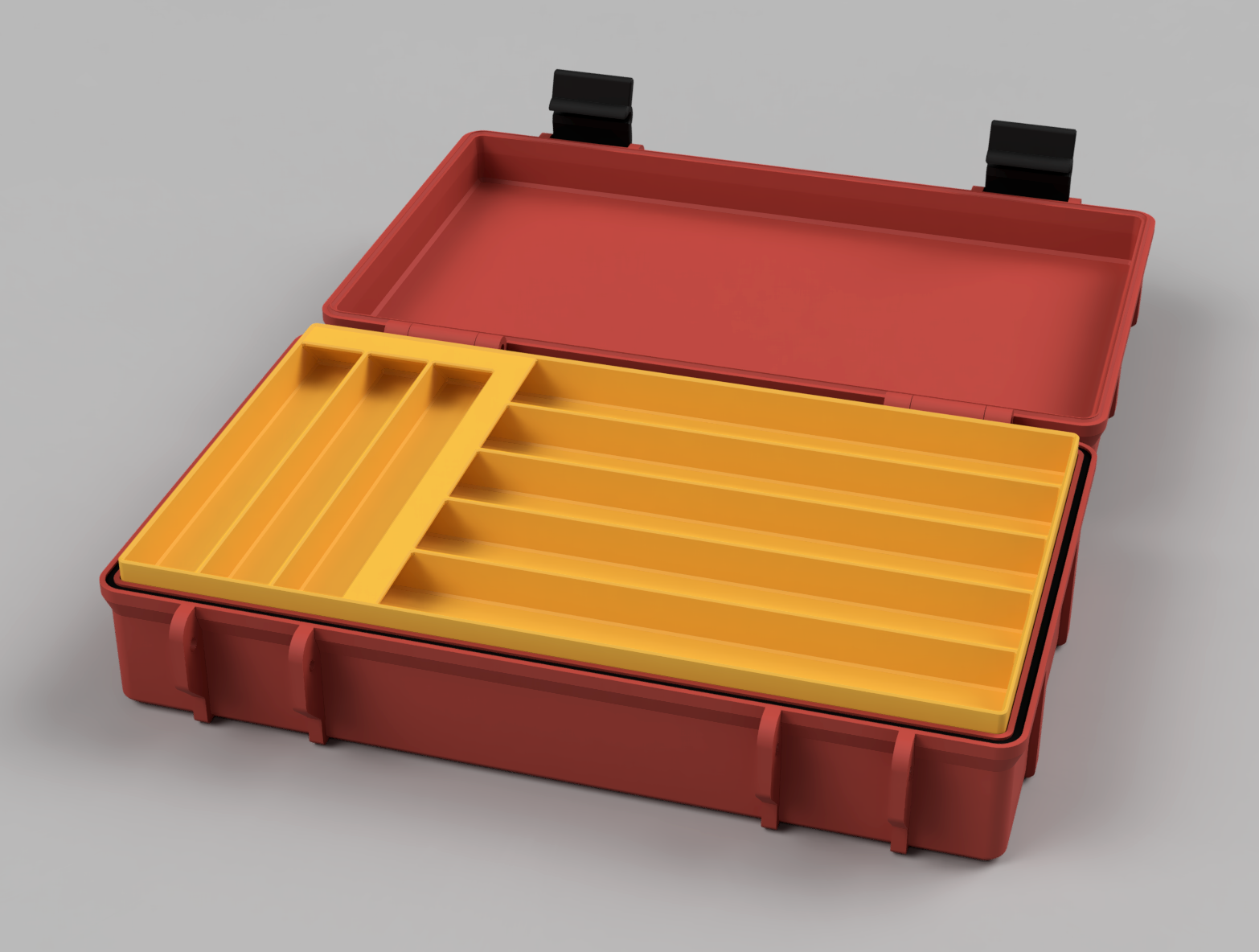Rugged Box with Horizontal Inserts (Parametric) by Whity | Download ...