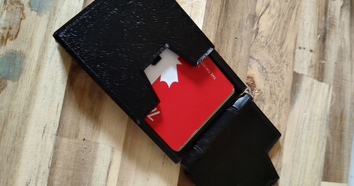 Card Wallet by Billosm | Download free STL model | Printables.com