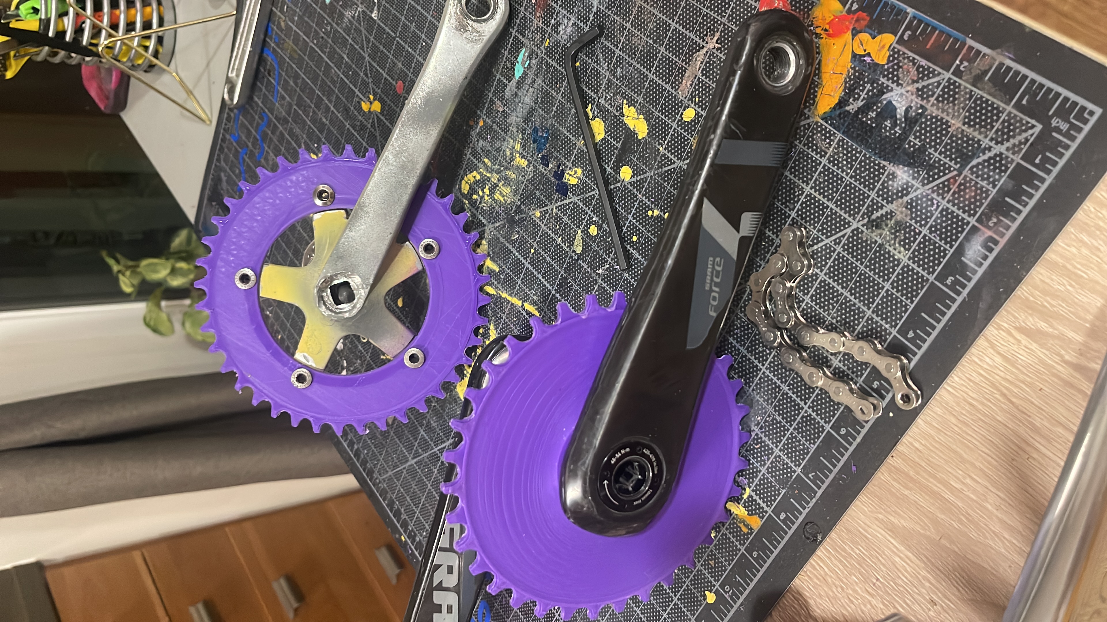 Caręless bicycle chain rings by YOURFRIEND | Download free STL model ...