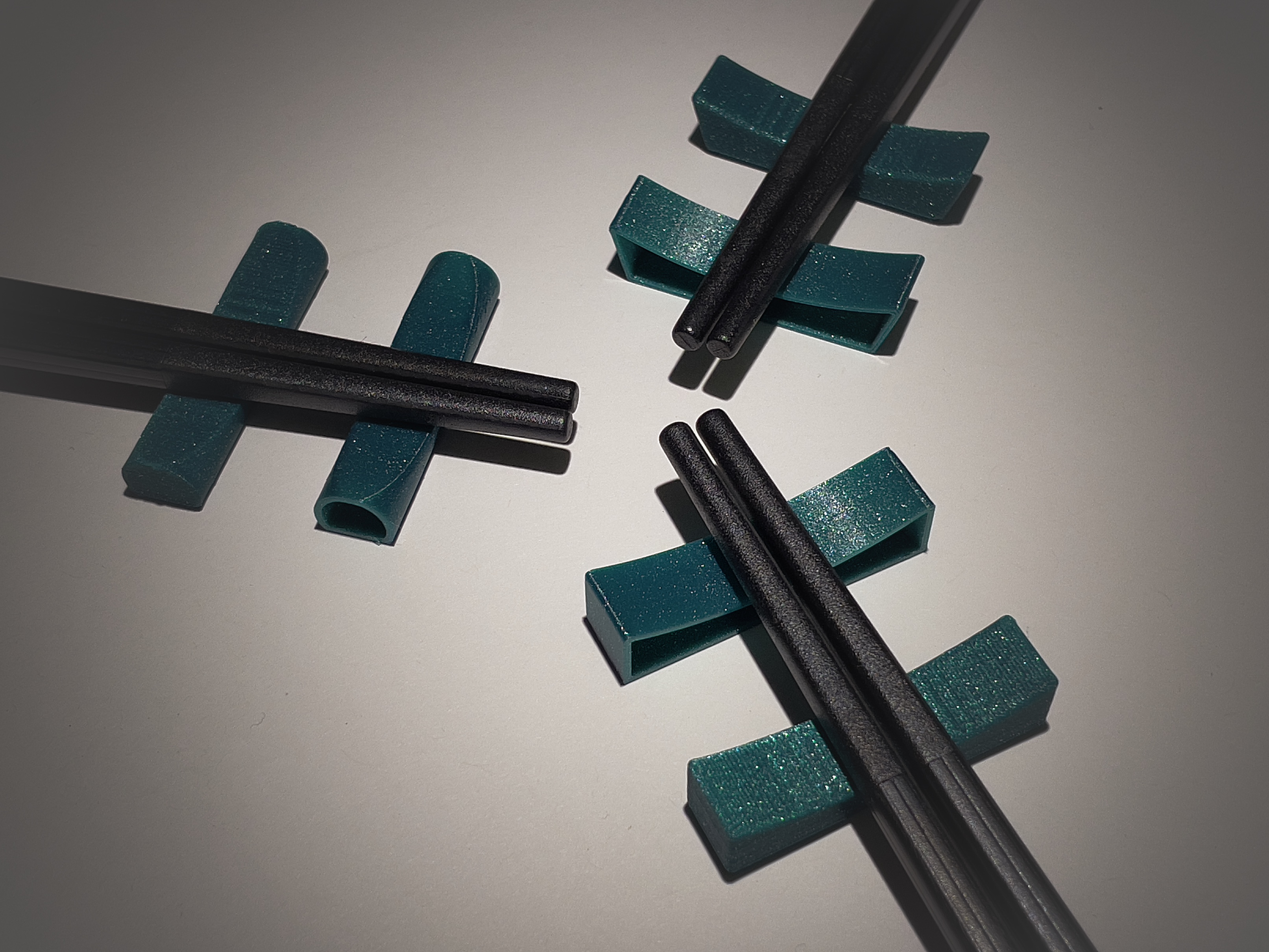Simple Chopstick Rests (Ultra low filament cost