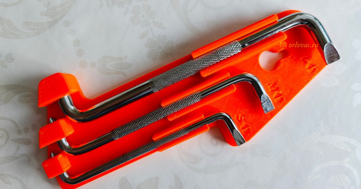 Offset Screwdriver Holder by Marin | Download free STL model ...