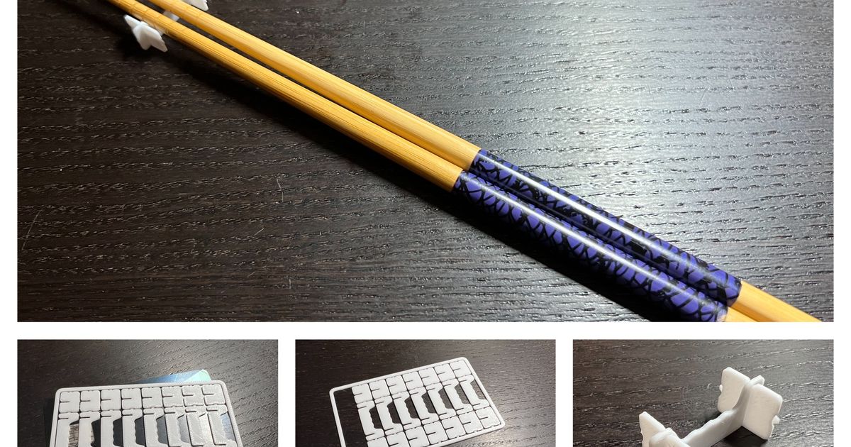 On-the-Go Instant Chopstick Holder - 8 in 1 Credit Card Size Fits in ...