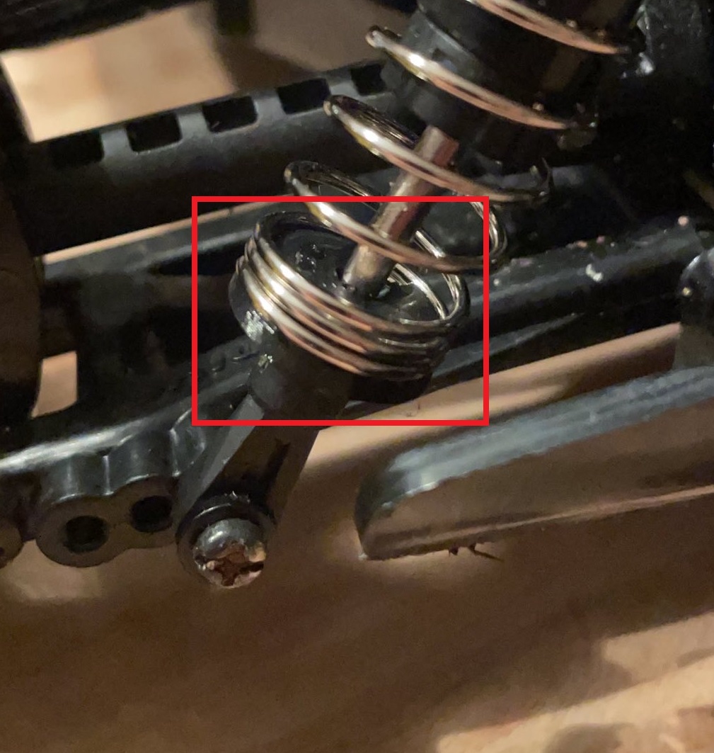 TAMIYA damper/suspension lower spring retainer spare part (e.g. Plasma ...