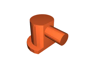Shelf peg (retro) by Runar Pedersen Holkestad | Download free STL model ...