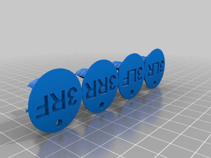 Car wheel tag set #3 Autorad Schild Nummer 3 by GeertL | Download free ...