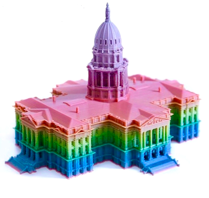 Colorado State Capitol - Denver , CO USA by MiniWorld3D | Download free ...