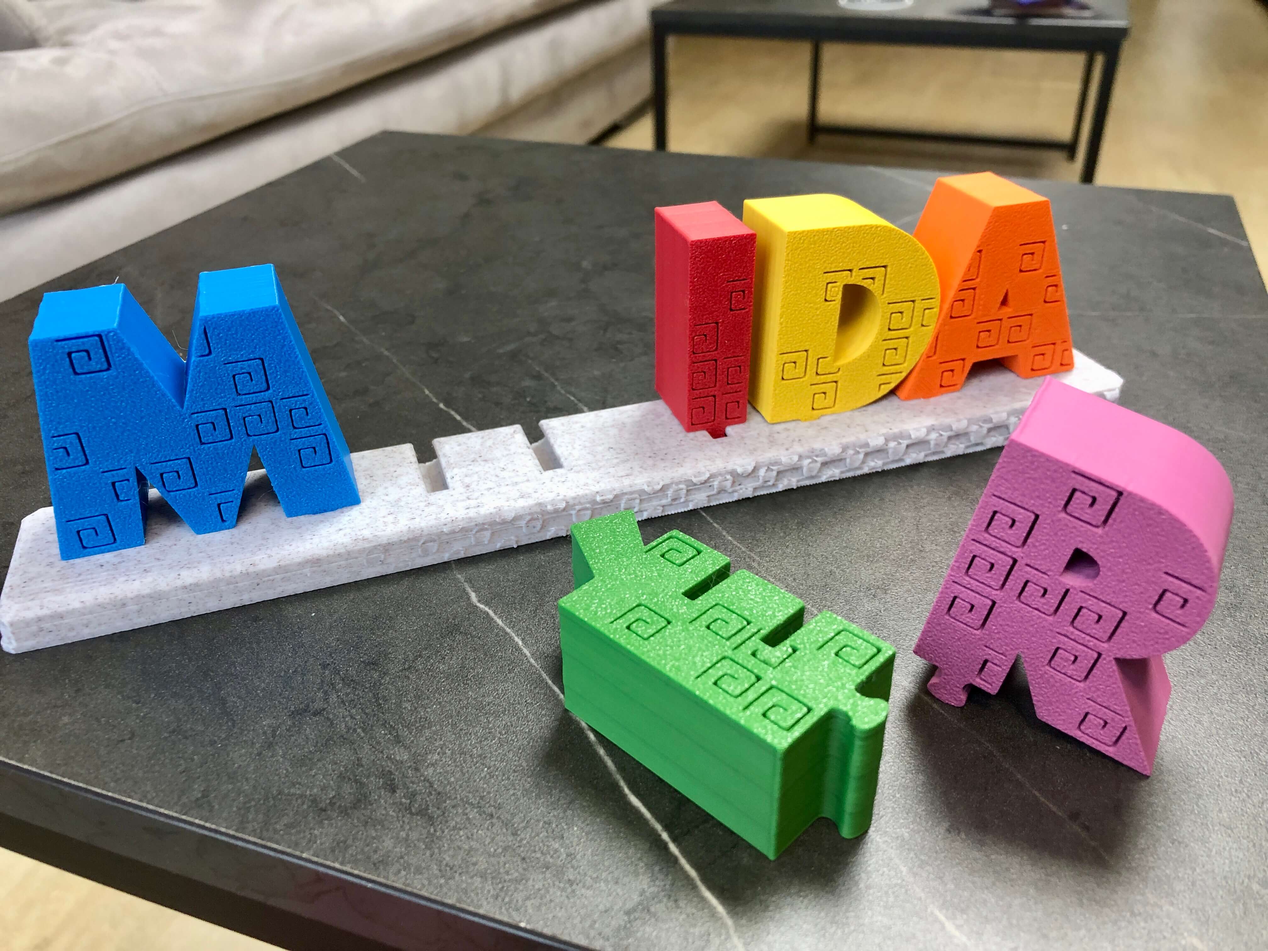 MERIDA letters in Yucatan by Dany Sánchez | Download free STL model ...