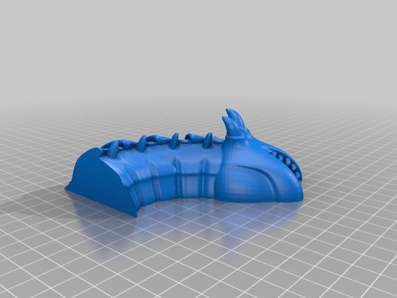 Wall mount Purple worm monster by fatdavemakes | Download free STL ...