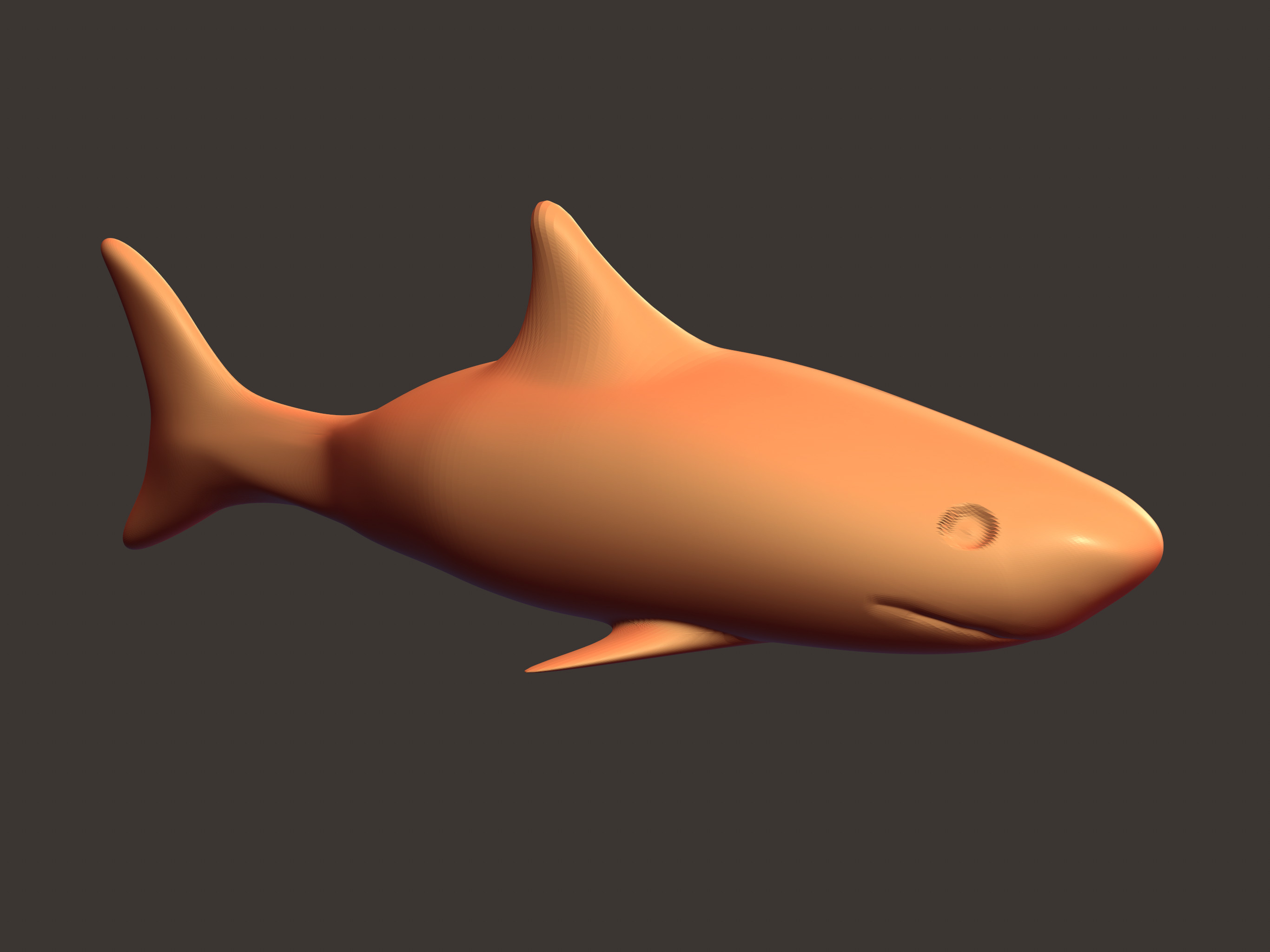 Great white shark by Leon Brocard | Download free STL model ...