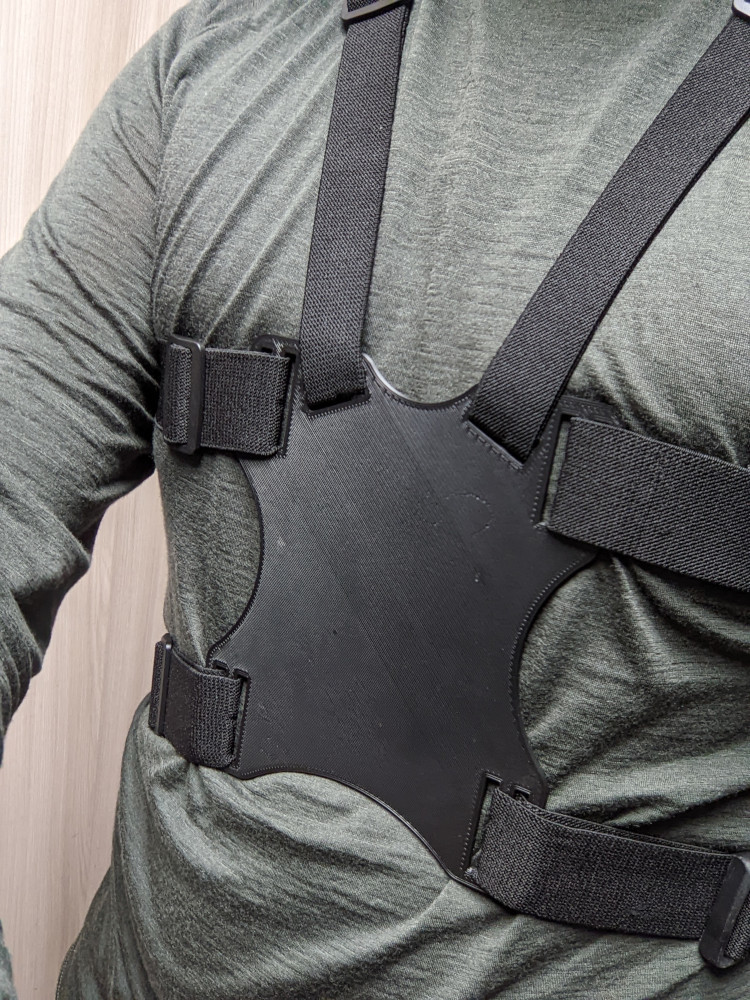 FeiyuTech WG2X magnetic chest mount by meatkvass | Download free STL ...