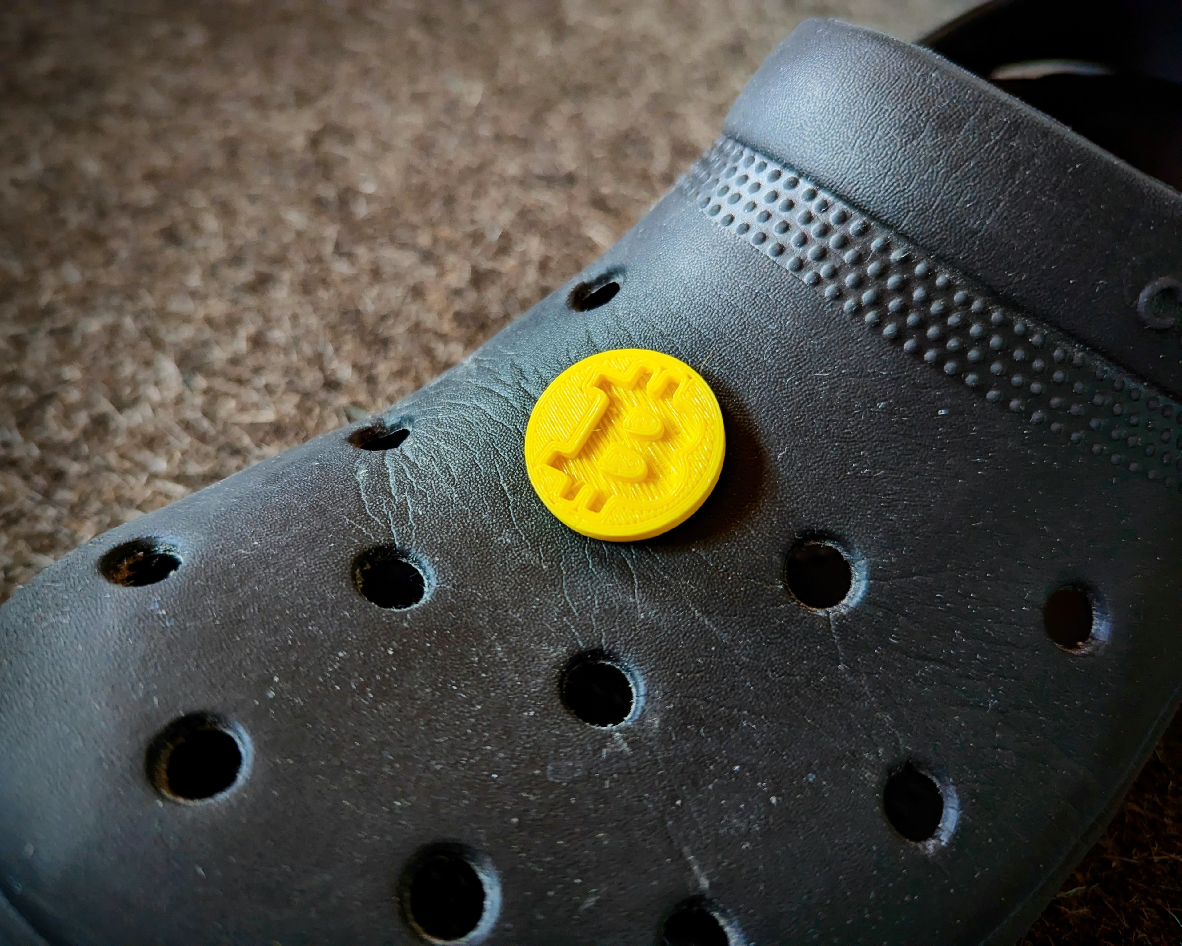 Bitcoin Crocs Charm By Nyknyc Download Free Stl Model Printables