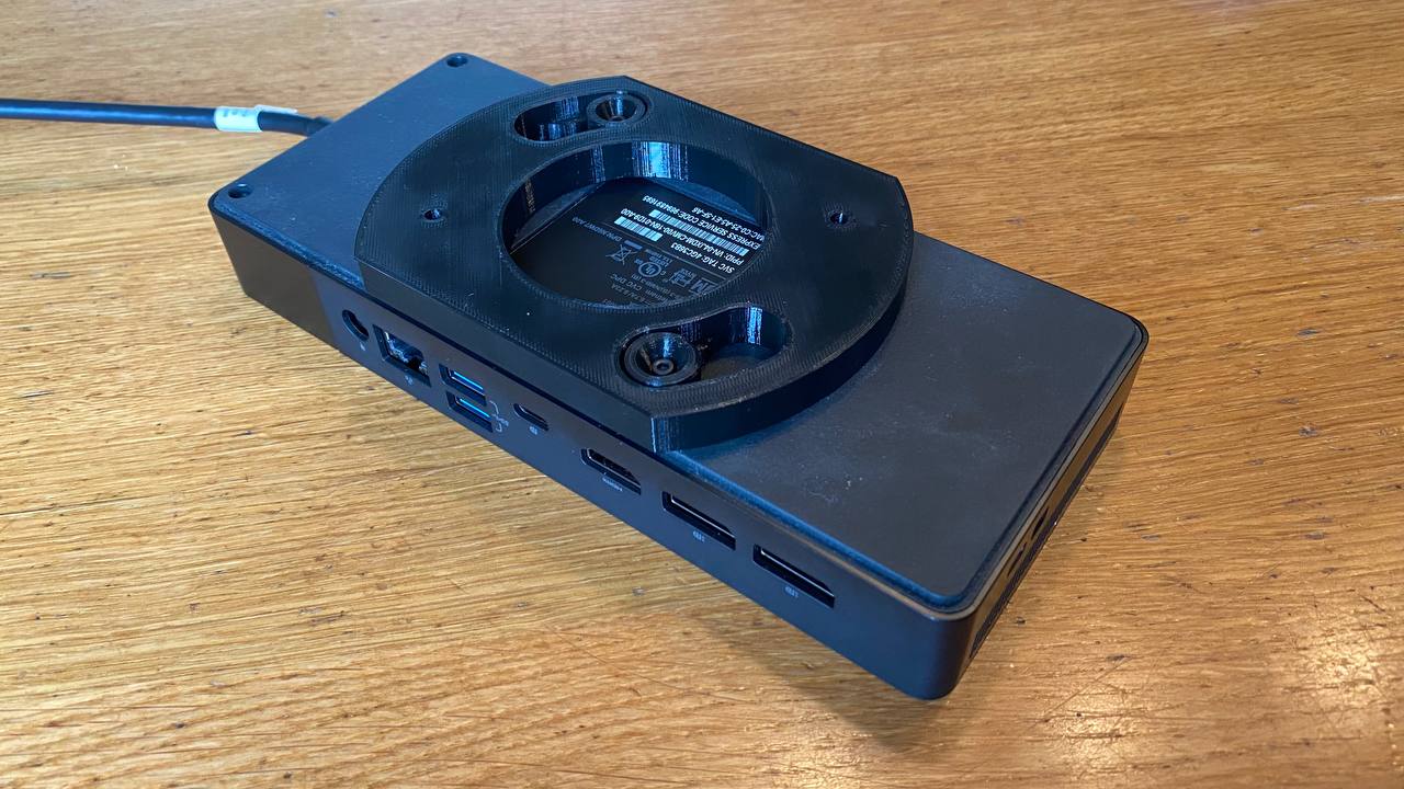 Under Desk Dock Mount for Dell WD19 by EllingEG | Download free STL ...