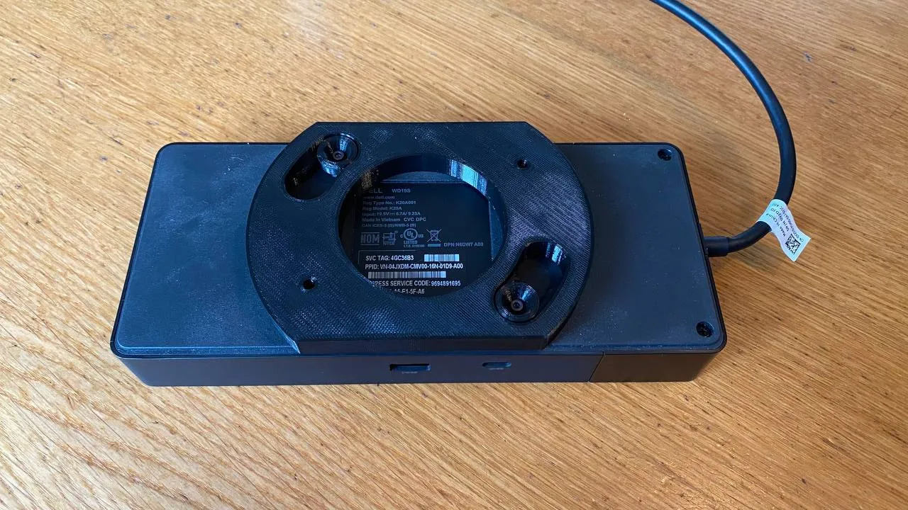 Under Desk Dock Mount for Dell WD19 by EllingEG | Download free STL ...