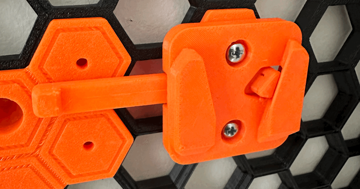 V-lock plate for honeycomb wall by Jeppo777 | Download free STL model ...