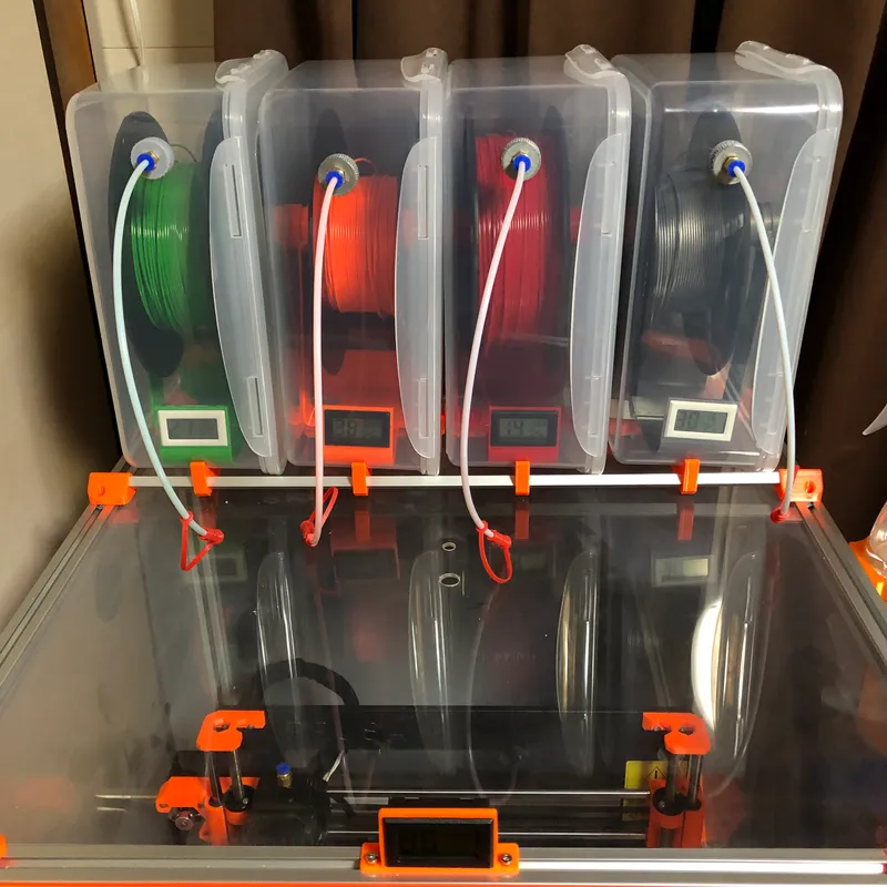 Filament dry box using DAISO plastic container by NovemberKou ...