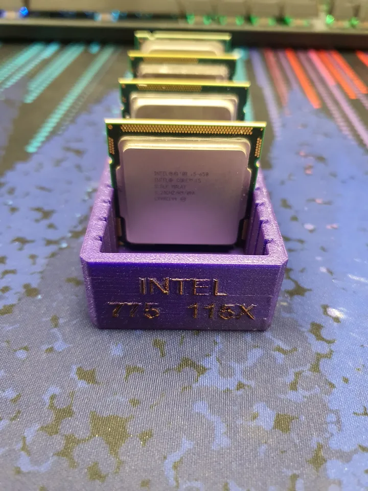 CPU Tray (Intel Desktop) by zobarlp | Download free STL model ...