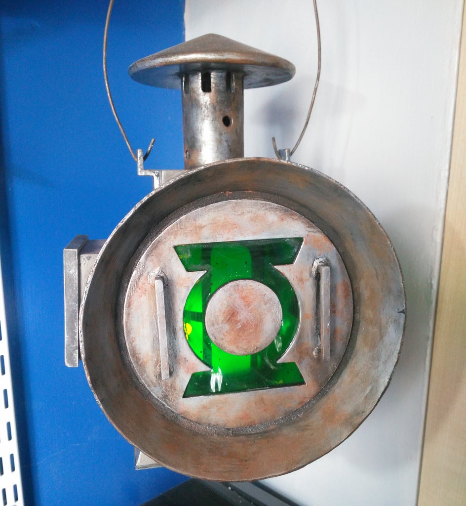 Green Lantern Mod for Oil Lamp by fatdavemakes | Download free STL ...