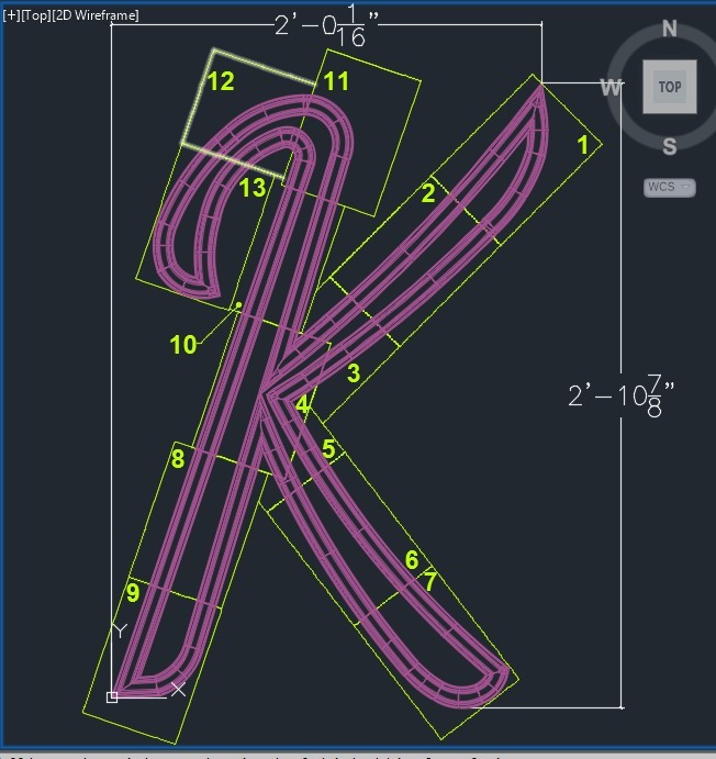 K-Letter-LED COVER by TCS | Download free STL model | Printables.com