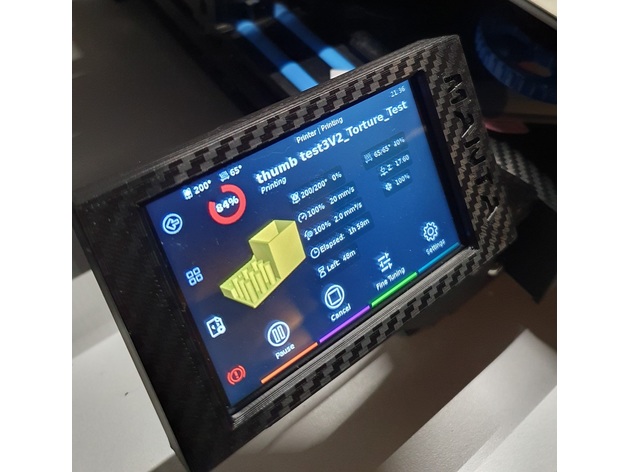 Screen case for the bigtreetech tft35 SPI v2.1 by Banditoz | Download ...