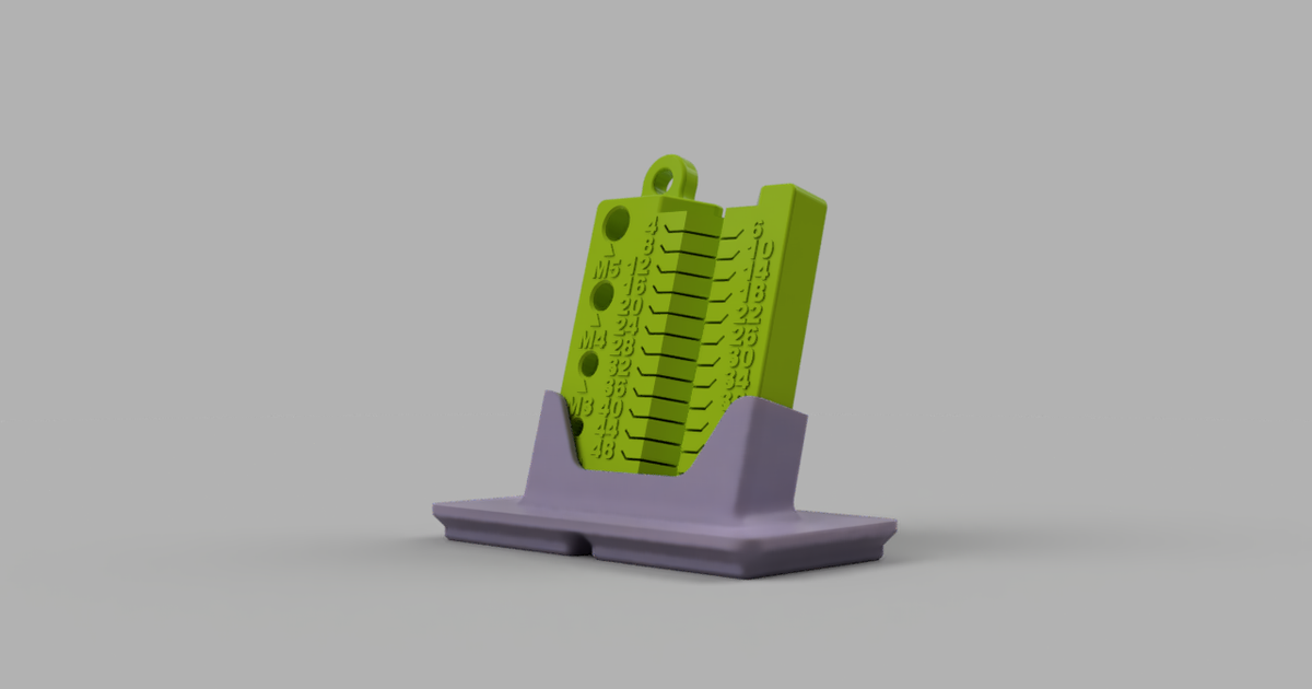 Gridfinity Holder for Quick Measure & Sort Tool by Alex Is Making ...