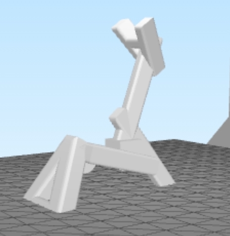 Tiny guitar stand. Scale to size. by Robert | Download free STL model ...