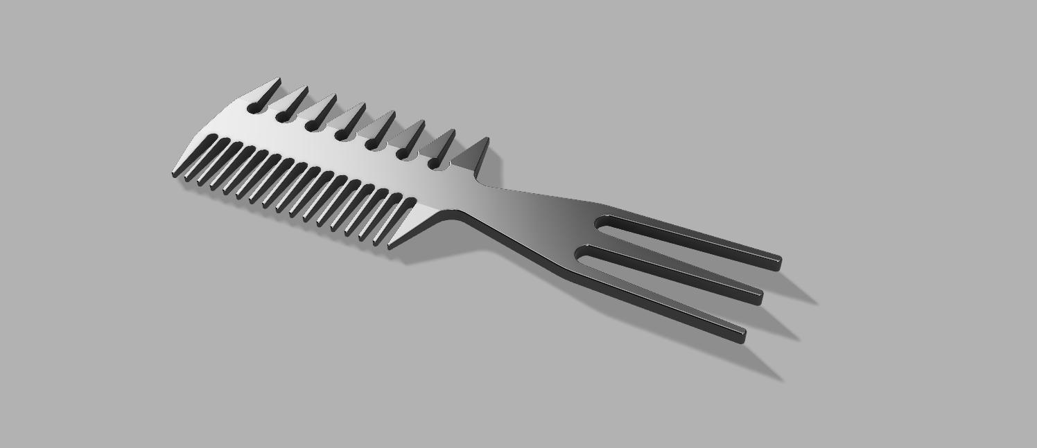 Barber hair comb por Marksmith | Descargar modelo STL gratuito ...