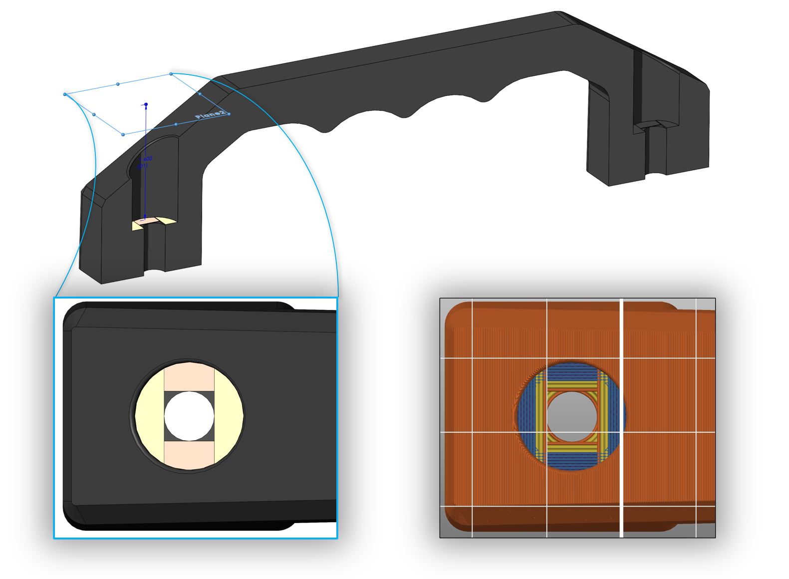 Pull Handle by Carbonboil | Download free STL model | Printables.com
