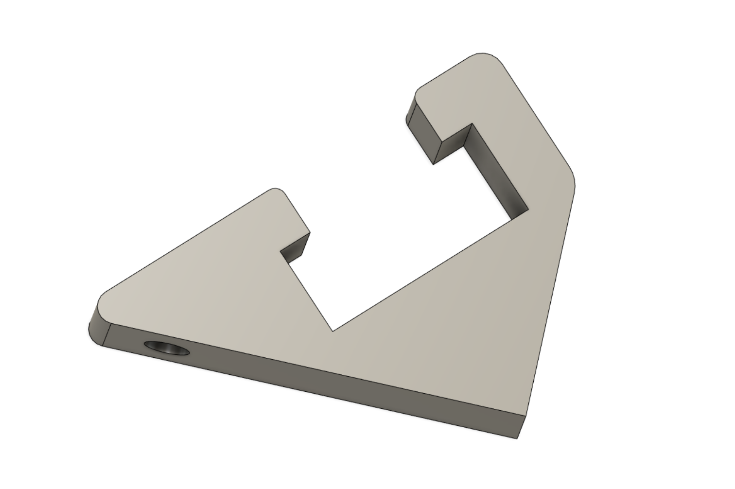 Aluminium profile 45°holder by Vacicak | Download free STL model ...