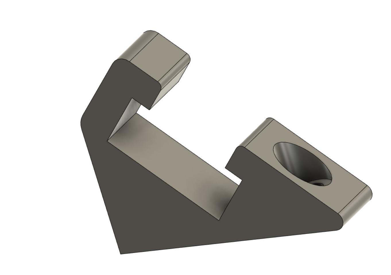 Aluminium profile 45°holder by Vacicak | Download free STL model ...