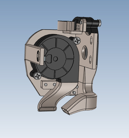 Kingroon KP3S dual 5015 fan frame and ducts (3D touch update) by alexan ...