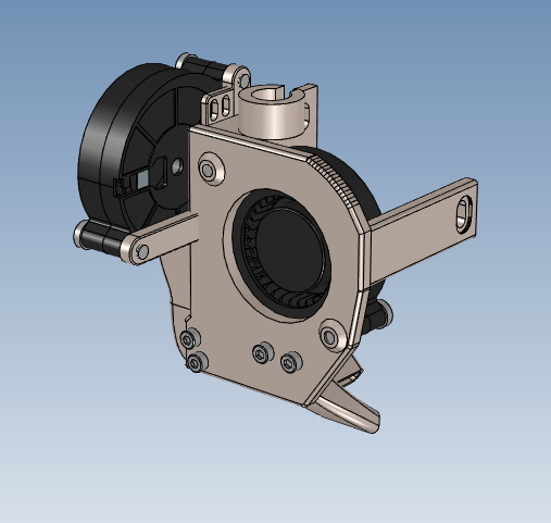 Kingroon KP3S dual 5015 fan frame and ducts (3D touch update) by alexan ...