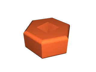 Water pressure valve key & nut by Parametric_Paul | Download free STL ...