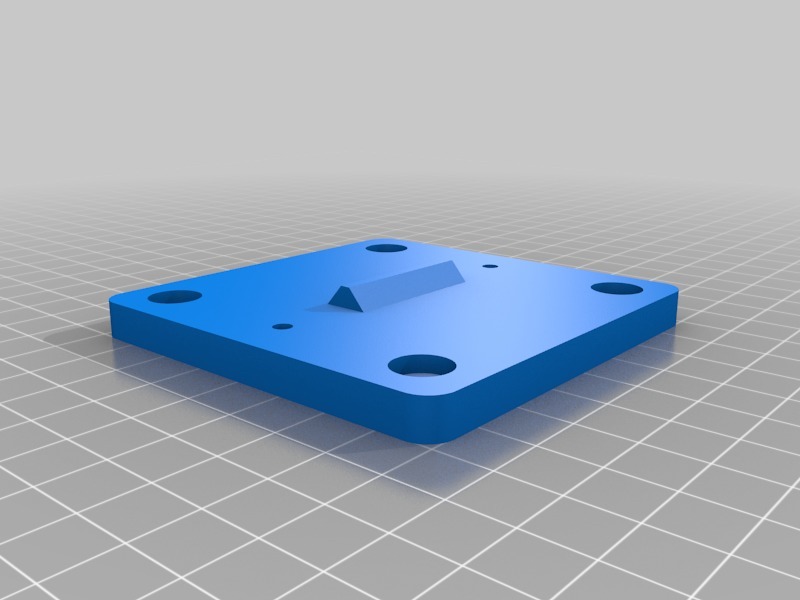 2020 extrusion mounting plate by dave818 | Download free STL model ...