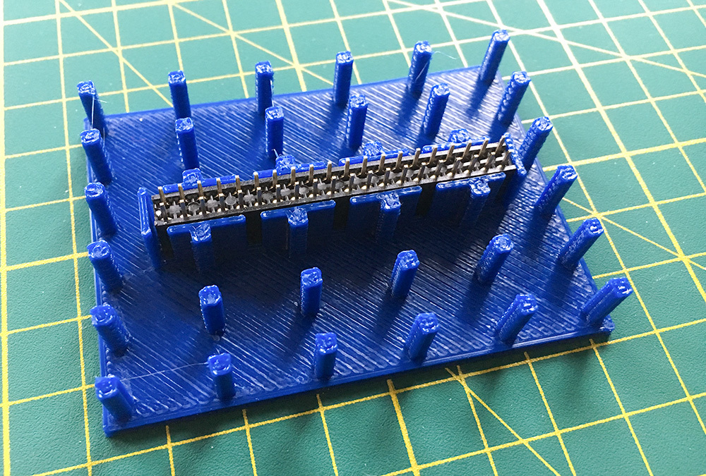 Raspberry Pi Header Soldering Jig By Dave818 Download Free Stl Model
