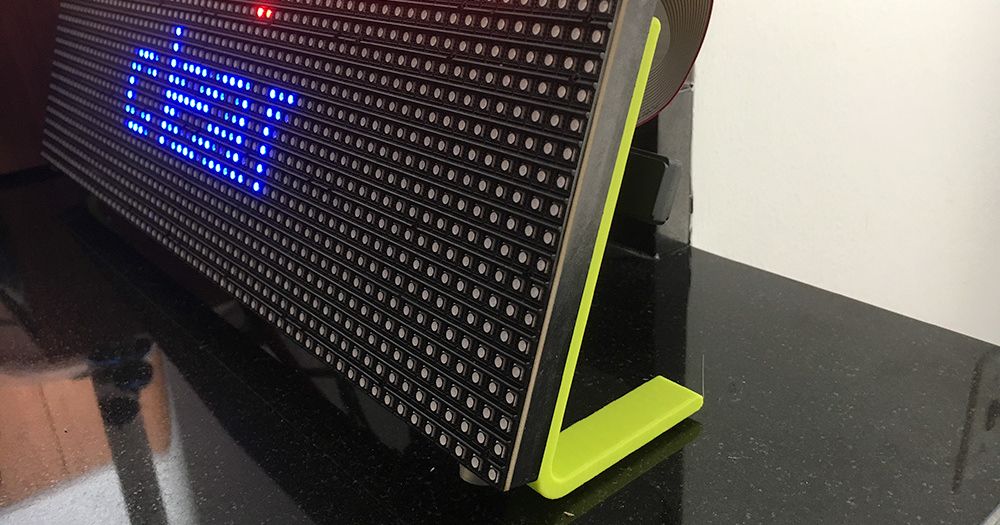 64x32 Led Matrix Stand And Raspberry Pi Mount By Dave818 Download