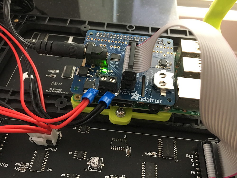 64x32 LED Matrix Stand and Raspberry Pi Mount by dave818 | Download ...