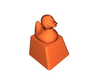 Rubber duck keycap by SEETHISGIRLGO | Download free STL model ...